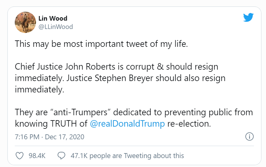 lin-wood | Pro Fide Catholica